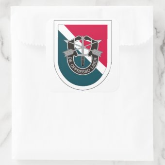 FLASH/DUI 11TH SPECIAL FORCES GRP STICKERS | Zazzle