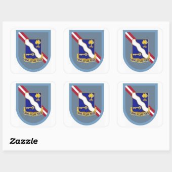 Flash DUI 1st Bn 143rd Inf 36th Abn Bde Stickers | Zazzle