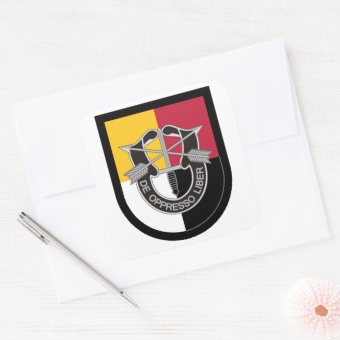 FLASH/DUI 3RD SPECIAL FORCES GROUP STICKERS | Zazzle