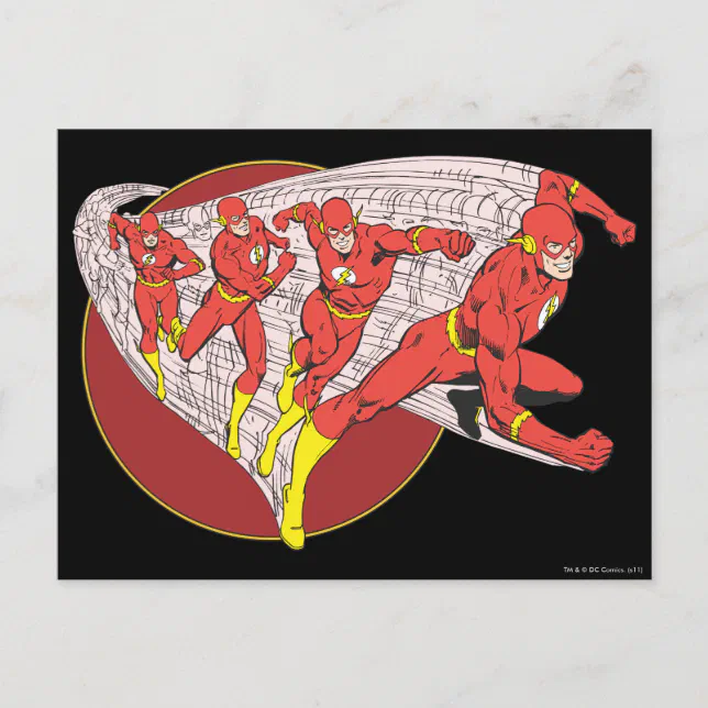 Flash In Motion Postcard | Zazzle