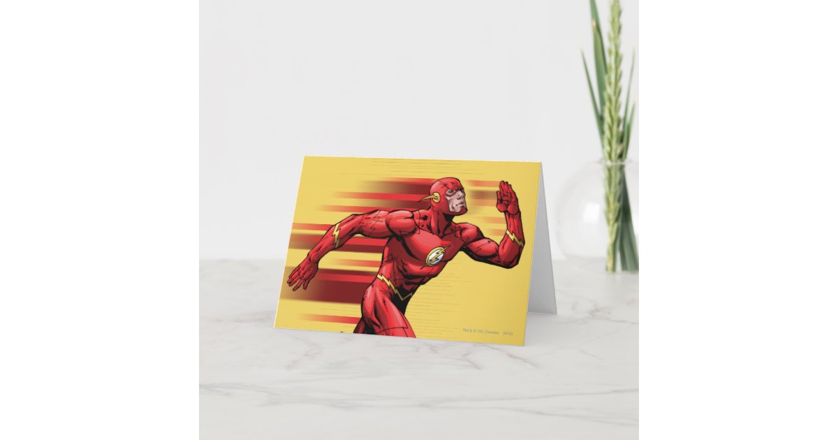 Flash Running Card | Zazzle