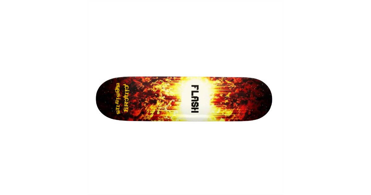 Flash Skateboard | Zazzle.com