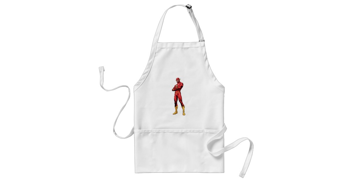 Flash Standing Adult Apron | Zazzle