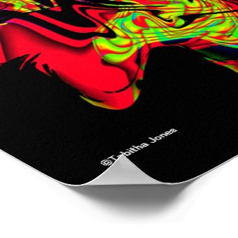 Flashback Modern Abstract Art Poster | Zazzle