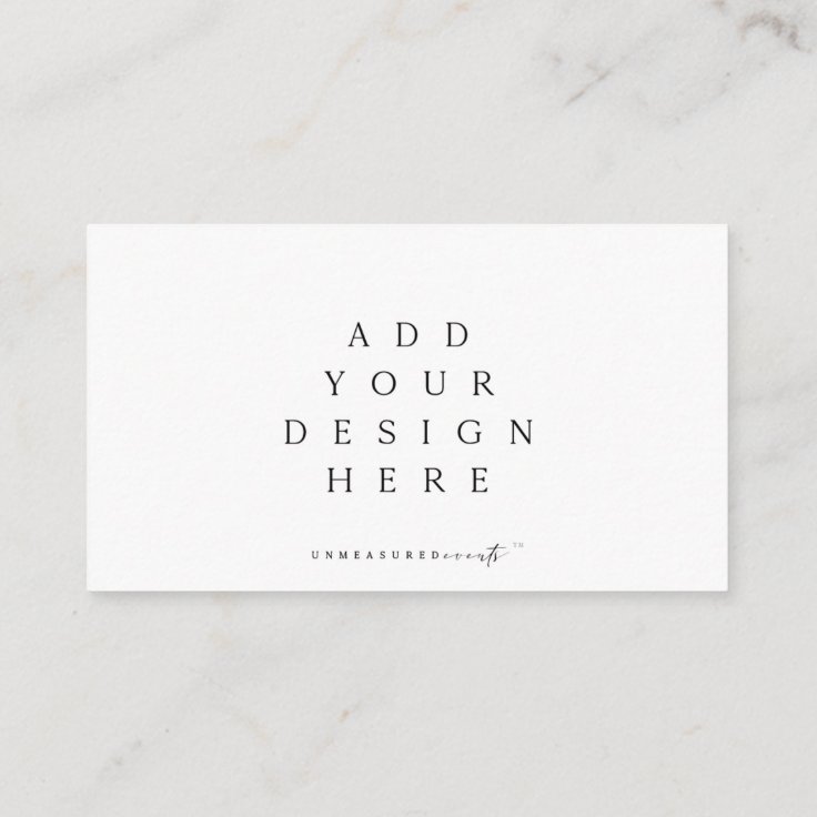 Flat 3.5x2" Place Cards or Insert Card Printing | Zazzle