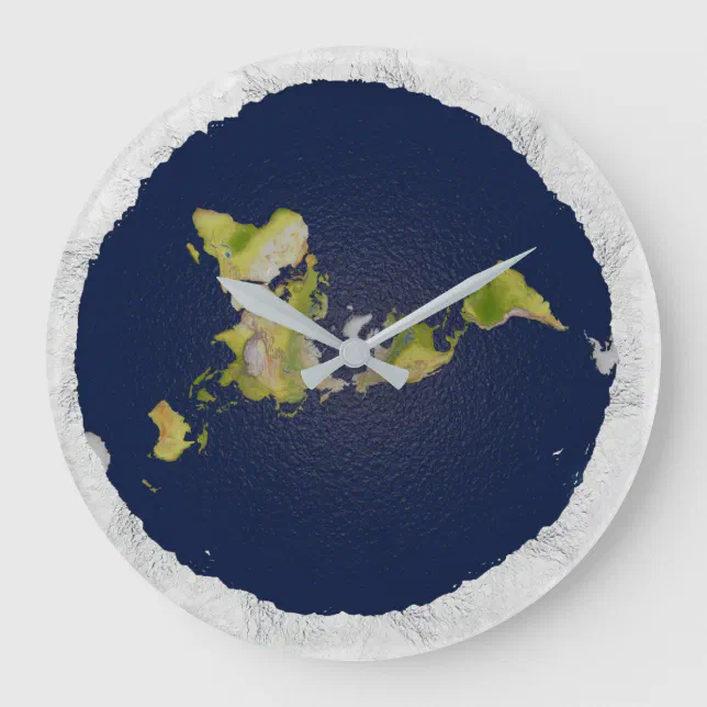 Flat Earth Clock | Zazzle