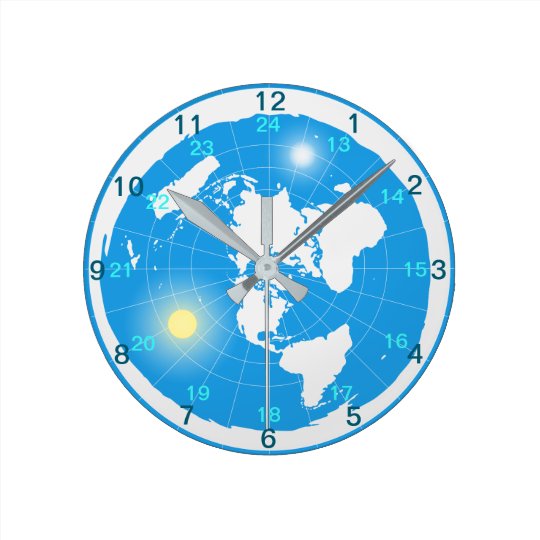 Flat Earth Clock | Zazzle.com