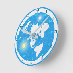 Flat Earth Clock | Zazzle