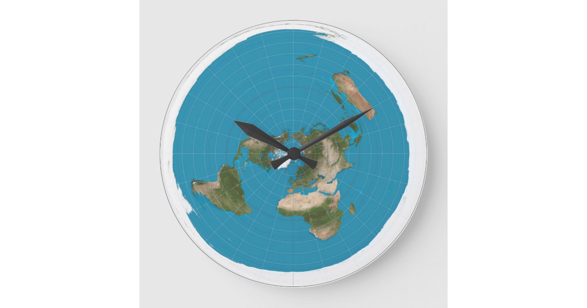 Flat Earth Clock | Zazzle