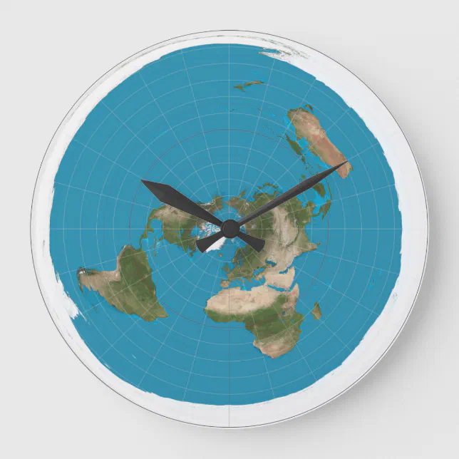 Flat Earth Clock | Zazzle