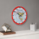 Flat Earth Gleasons Stationary Map of the World Large Clock | Zazzle
