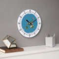 Flat Earth Large Wall Clock | Zazzle