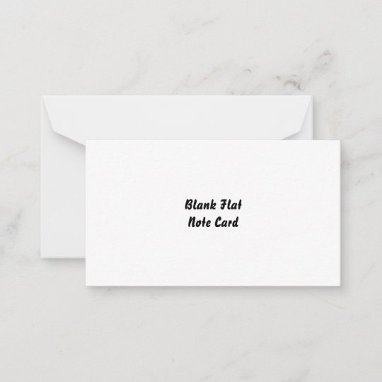 Flat Note Card | Zazzle.com