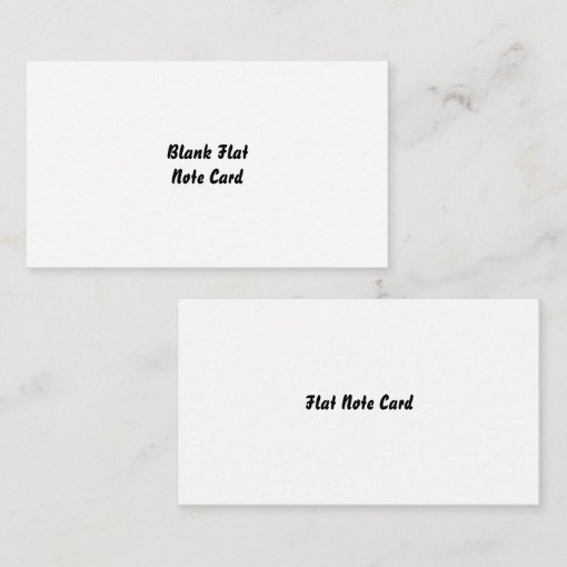 Flat Note Card | Zazzle