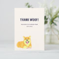 Flat Thank You Card | Zazzle