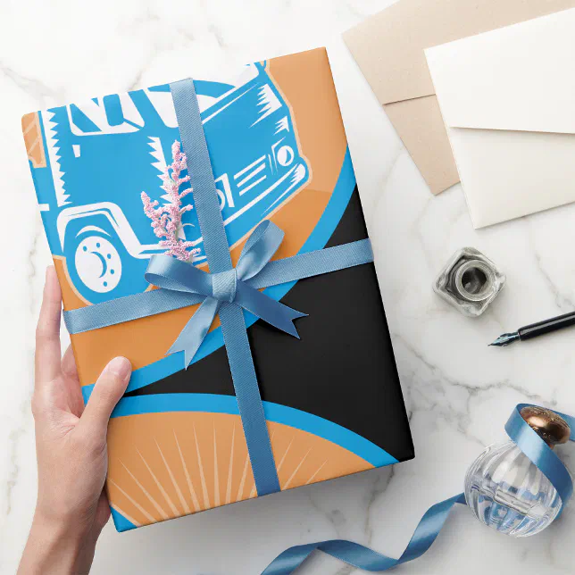 Flatbed Truck Wrapping Paper | Zazzle