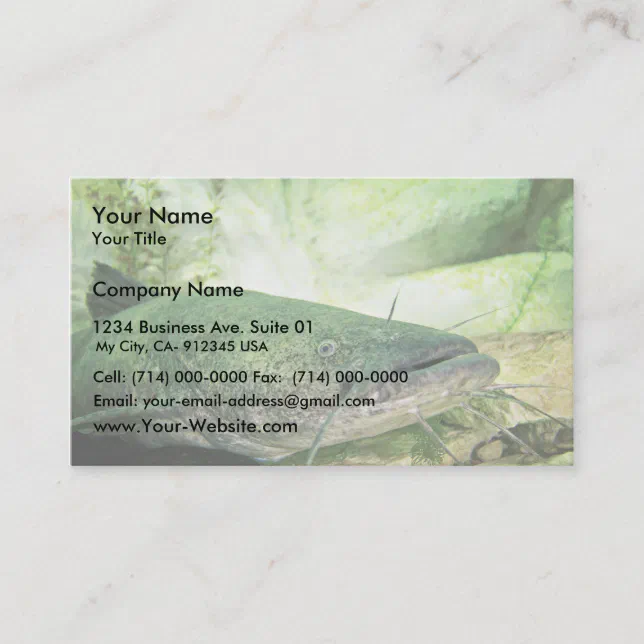 Flathead CatFish Business Card | Zazzle