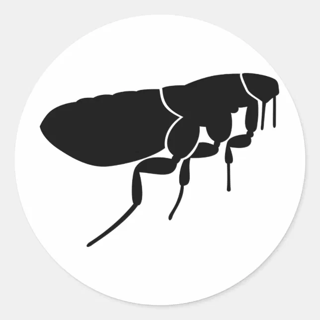 Flea Classic Round Sticker | Zazzle