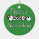 Fleece Navidad Funny Christmas Ornament | Zazzle