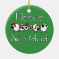 Fleece Navidad Funny Christmas Ornament | Zazzle