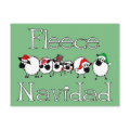 Fleece Navidad Funny Christmas Postcard | Zazzle