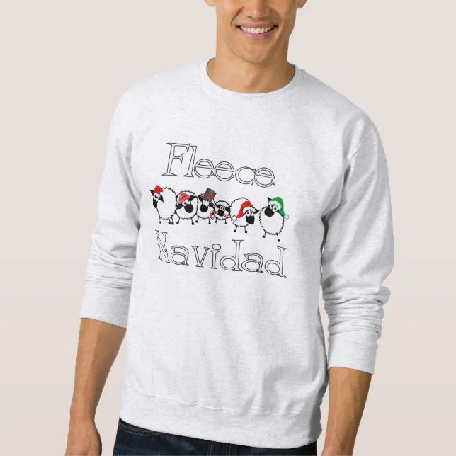 Fleece Navidad Funny Christmas Shirt | Zazzle