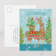 Fleece Navidad | Lovely Llamas Christmas Postcard | Zazzle