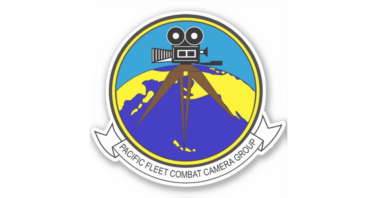 Fleet Combat Camera Group Vinyl Sticker | Zazzle
