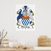 Fleming Family Crest Poster | Zazzle