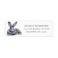 Flemish Giant Rabbit Return Address Label | Zazzle