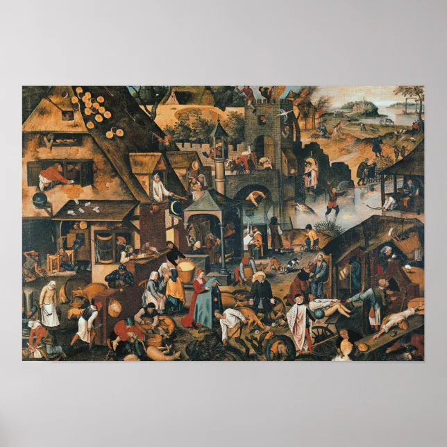 Flemish Proverbs Poster | Zazzle