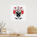 Fletcher Family Crest Coat of Arms Poster | Zazzle