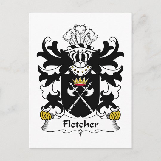 Fletcher Family Crest Postcard | Zazzle.com