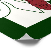 Fleur de Lis Crawfish Graduation Banner Poster | Zazzle