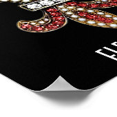 Fleur De Lis Flor Symbol Brown New Orleans Poster | Zazzle