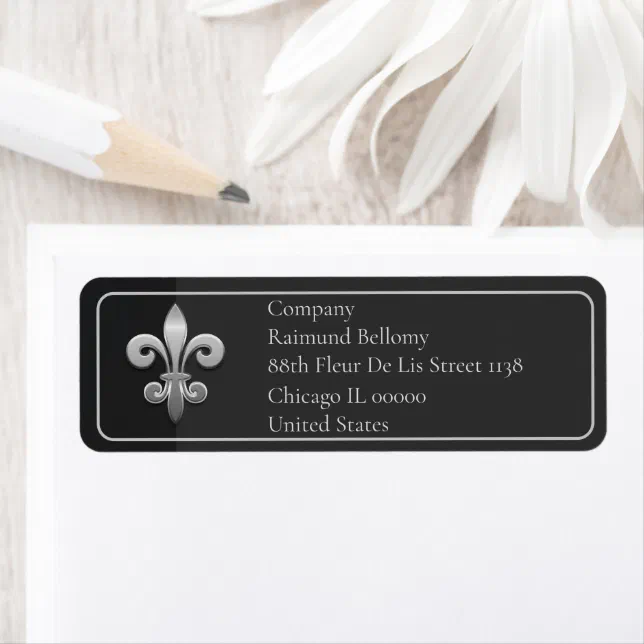 Fleur De Lis Label | Zazzle