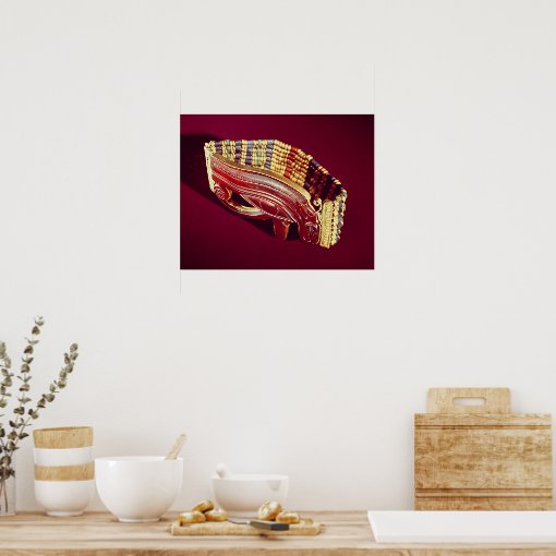 Flexible bead bracelet poster | Zazzle