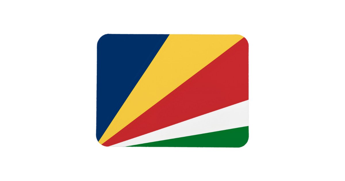 Flexible photo magnet with Seychelles Colors | Zazzle