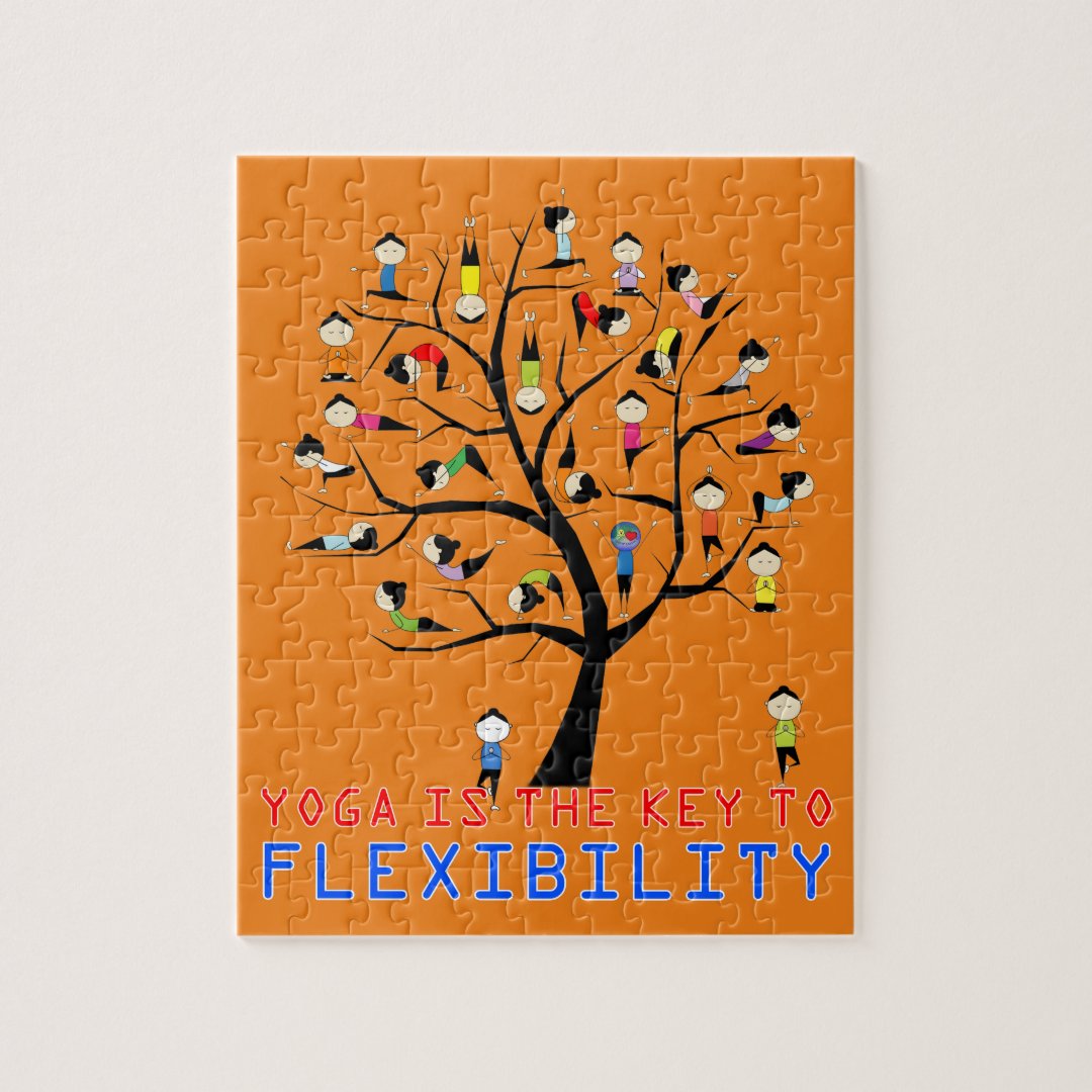 Flexible Yoga Jigsaw Puzzle | Zazzle