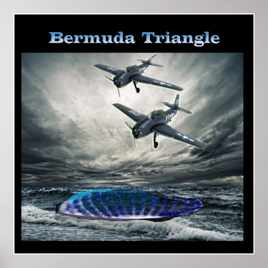 Flight 19 Bermuda triangle Poster | Zazzle.com