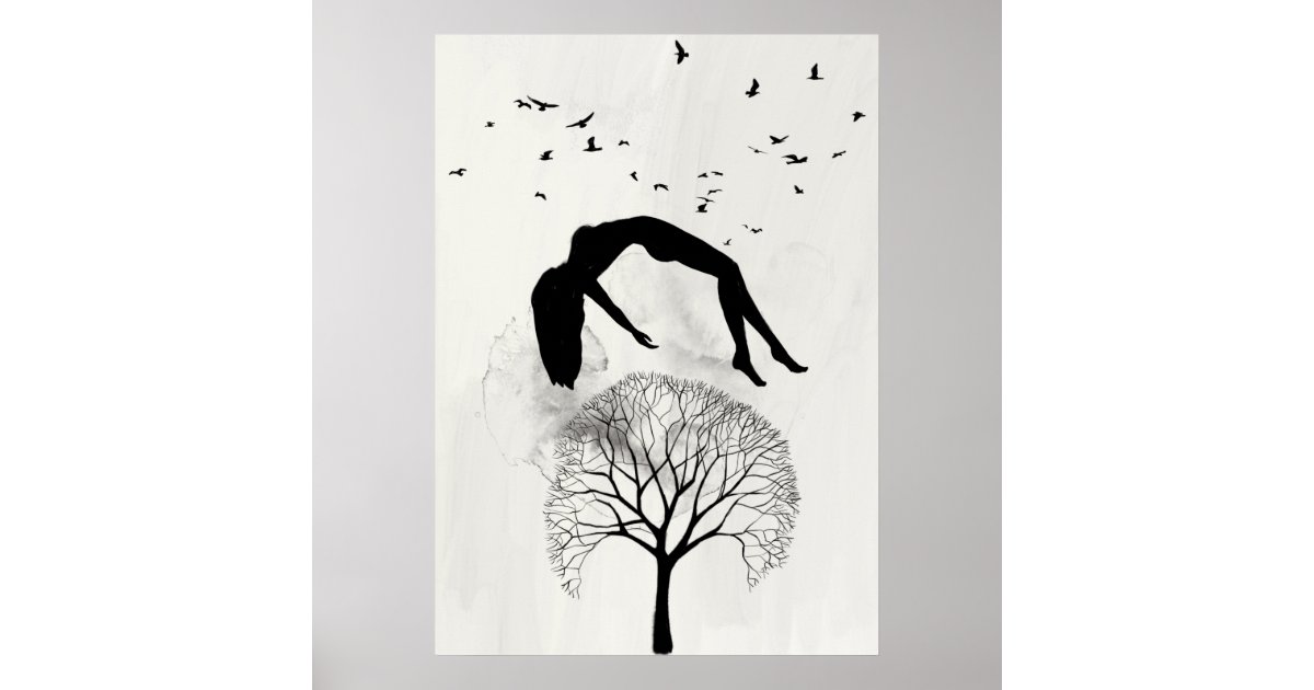 Flight Abstract Dream Artist Collage Poster | Zazzle