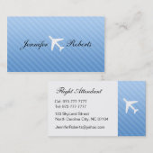 Flight Attendant Business Cards | Zazzle