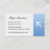 Flight Attendant Business Cards | Zazzle