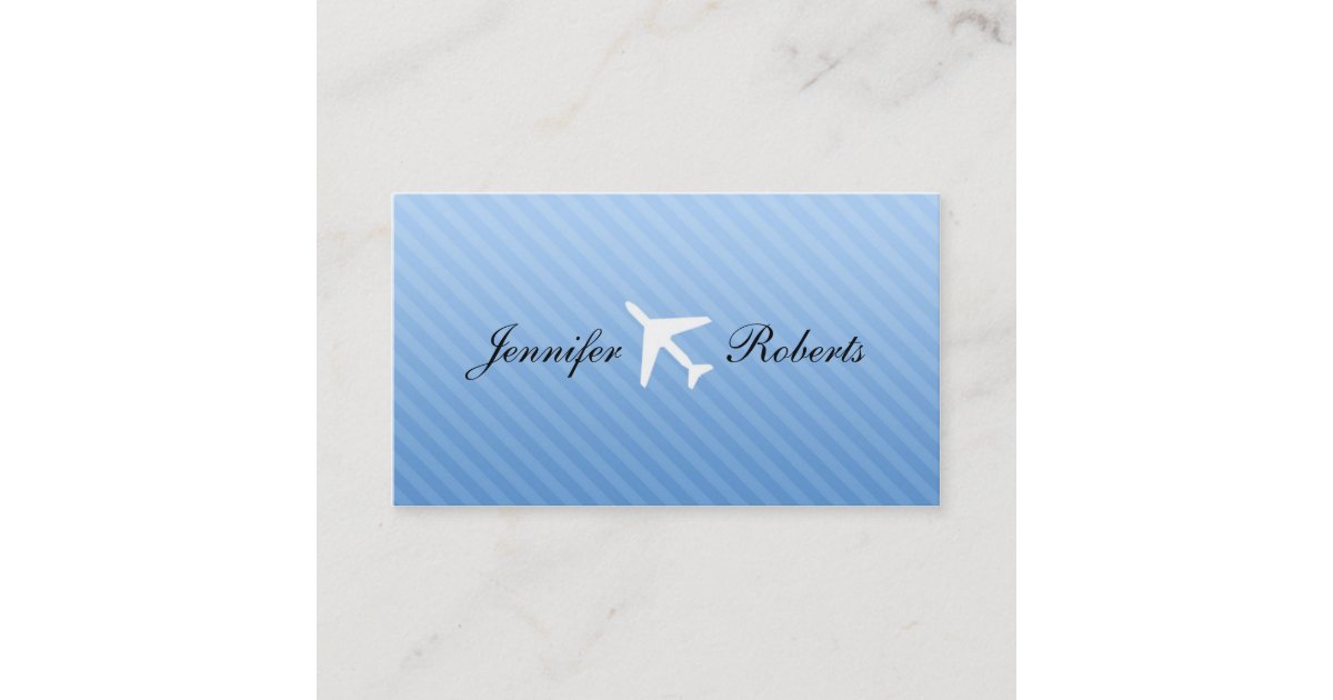 Flight Attendant Business Cards | Zazzle
