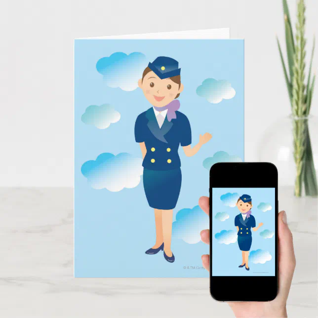 Flight Attendant Card | Zazzle