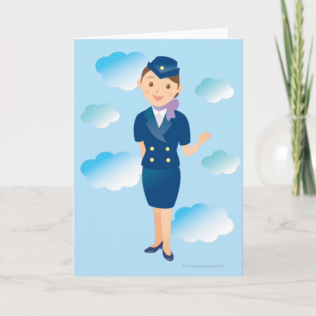 Flight Attendant Card | Zazzle