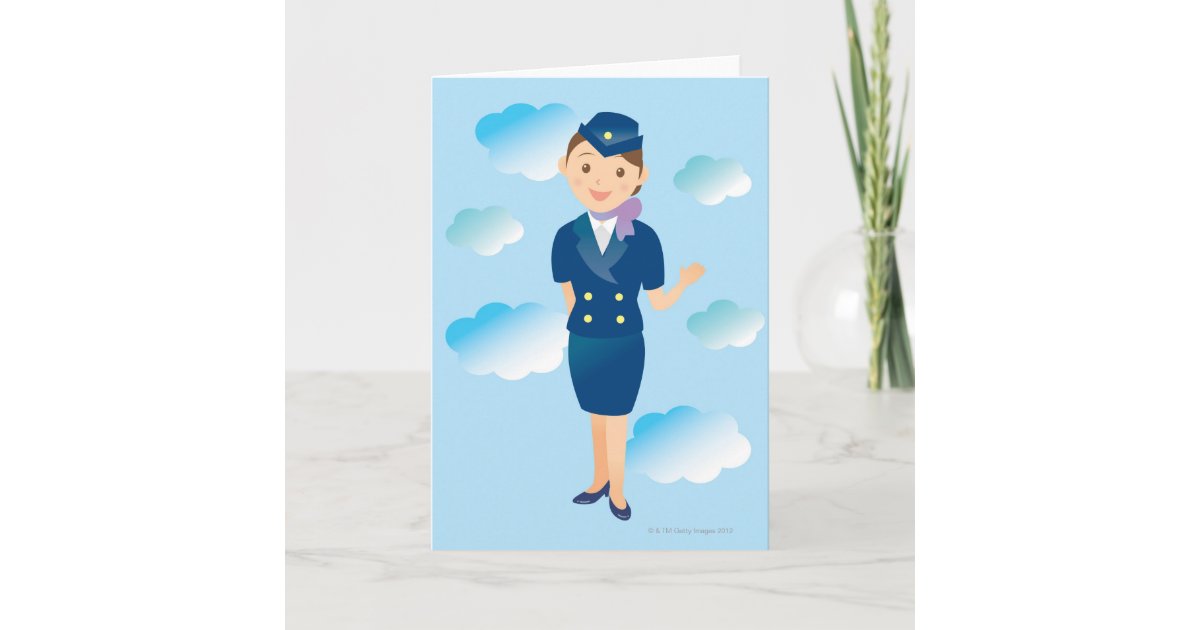 Flight Attendant Card | Zazzle