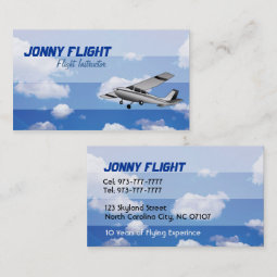 Flight Instructor business cards | Zazzle