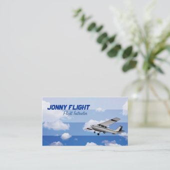 Flight Instructor business cards | Zazzle