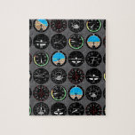 Flight Instruments Fabric | Zazzle.com